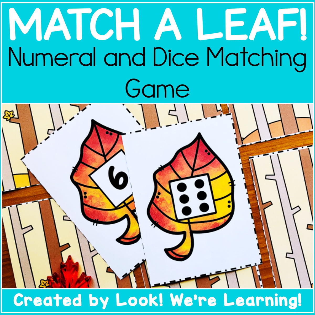 Fall Match A Leaf! Number Concentration Game – Look! We're Learning!