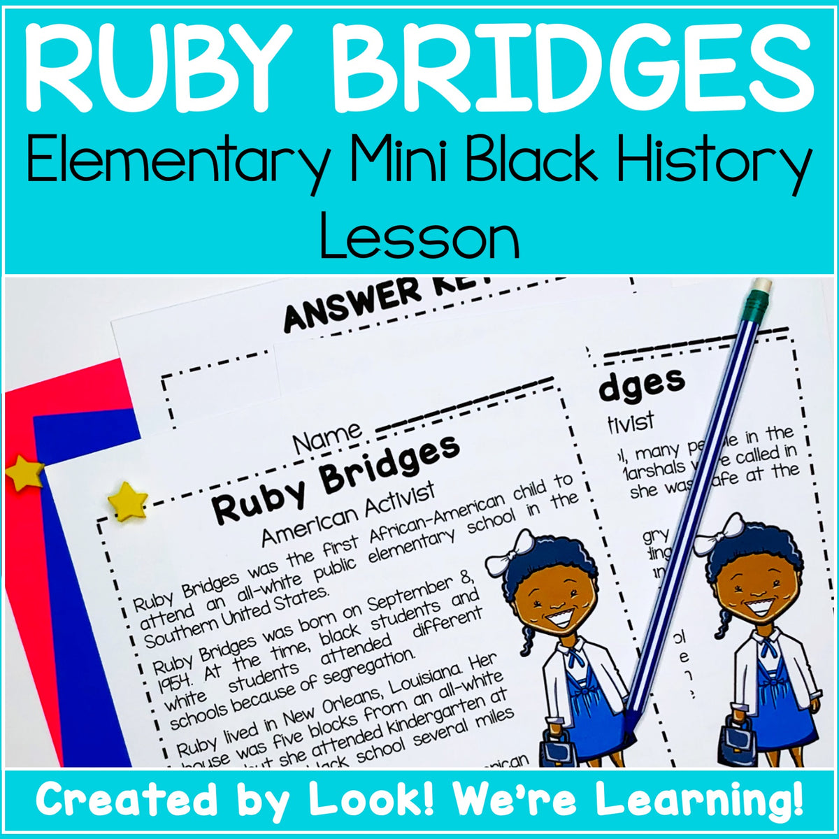 Ruby Bridges Black History Lesson – Look! We're Learning!
